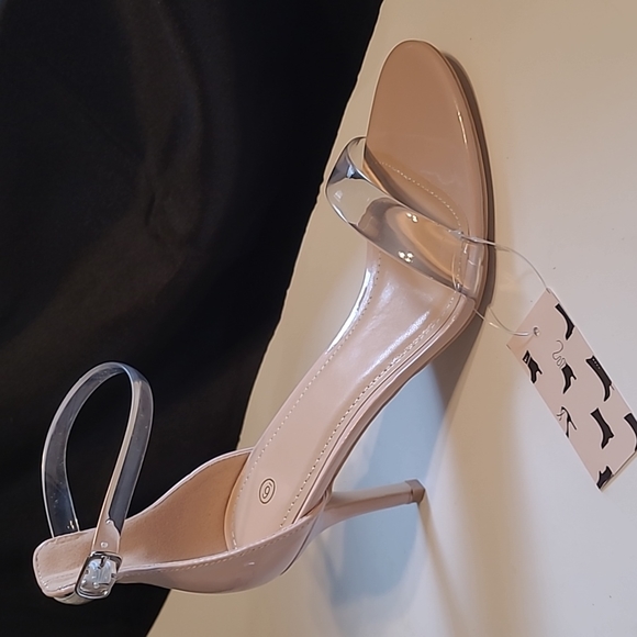 Mysoft | Shoes | Mysoft 3 Heel Sandals Transparent Straps Womans Jd3 ...